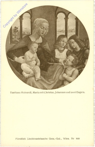 Mainardi, Bastiano: Maria mit Christus, Johannes und zwei Engeln ...